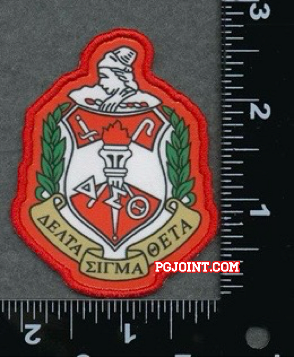 Chenille Delta Sigma Theta Shield patch – pgjoint